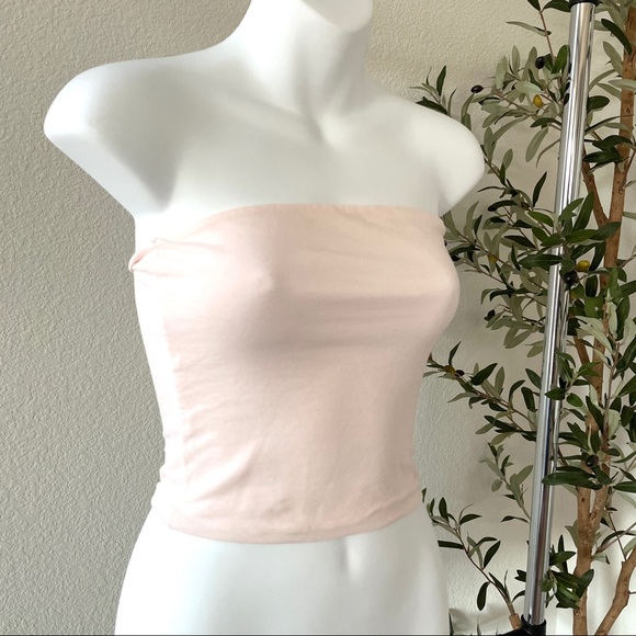 Brandy Melville | Tops | Brandy Melville Light Pink Tube Top | Poshmark